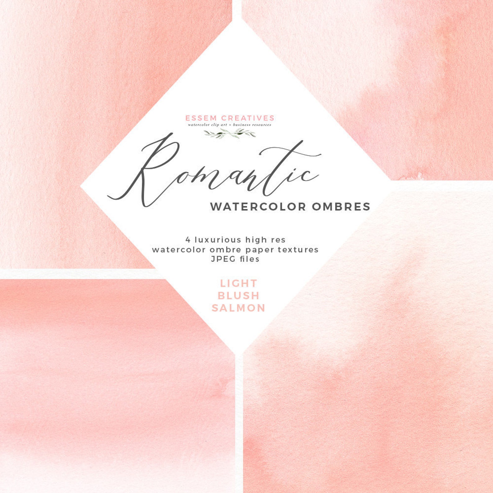 Pink Watercolor Paper Abstract Printable Digital Paper | Etsy