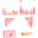 Pink Watercolor Paint Strokes Clipart, Splash Clipart, Dry Brush ...