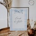 Printable Baby Blue Boy Baby Shower Cards and Gifts Sign Template ...