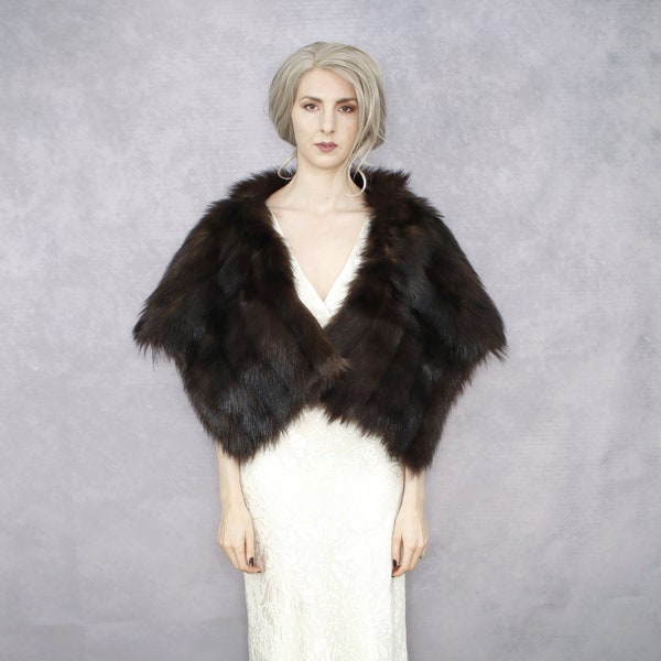 Fur Shawl - Etsy