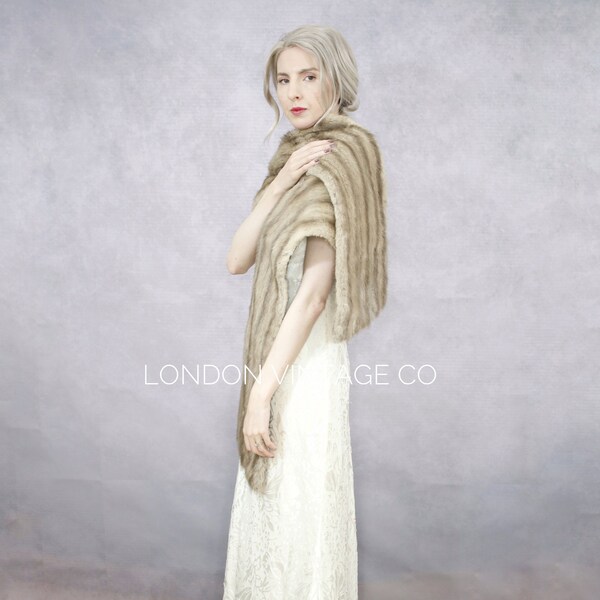 Vintage Mink Stole - Etsy