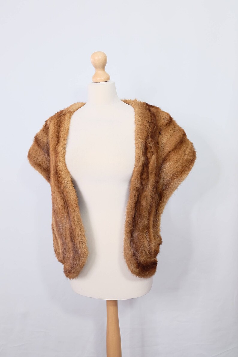 1940s-1950s Mink Fur Stole vintage Mink Fur/real Fur/mink Fur - Etsy