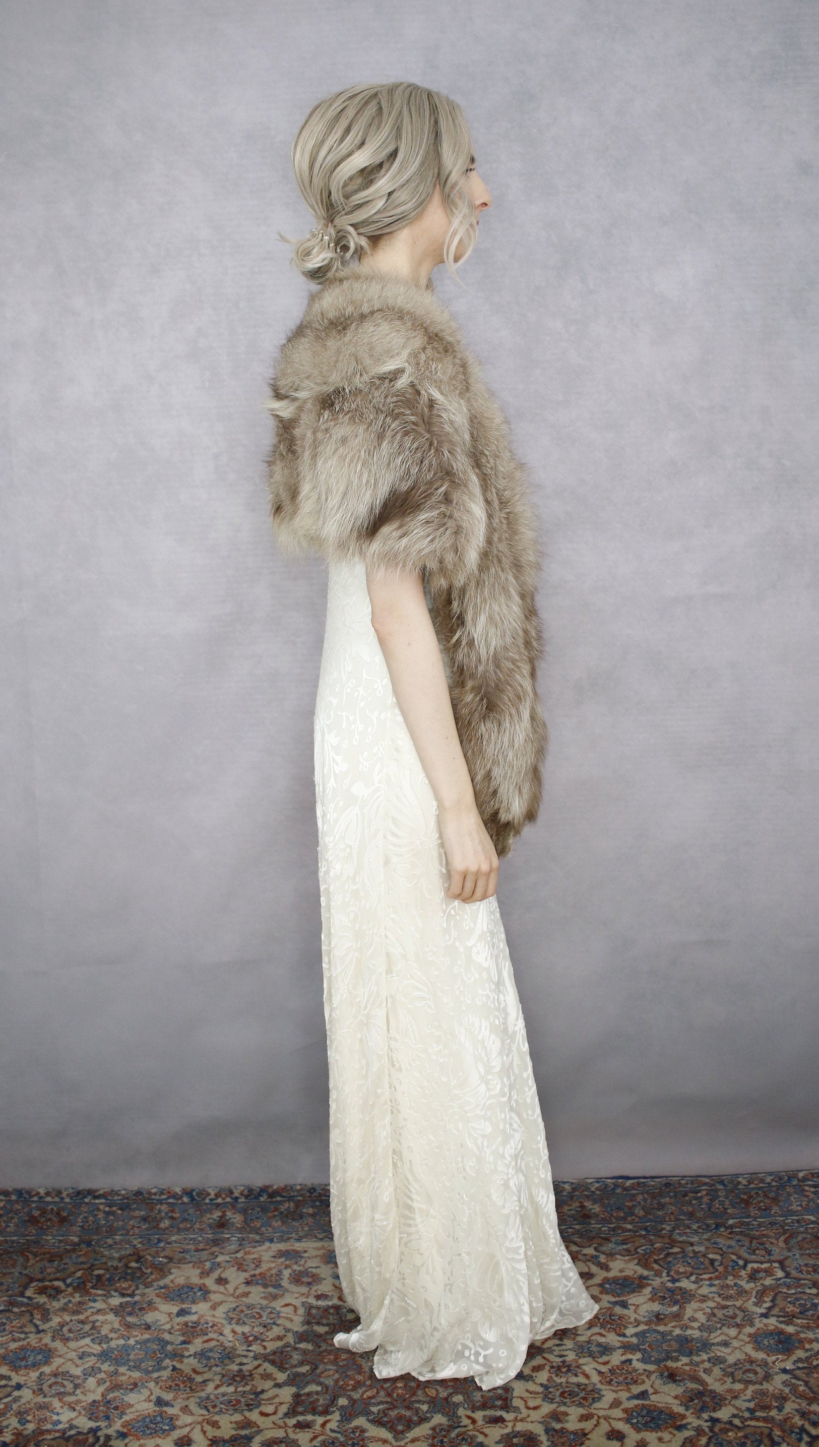 1950s-1960s Dark Amber Fox Fur Stole vintage Fox Fur/real Fox | Etsy UK