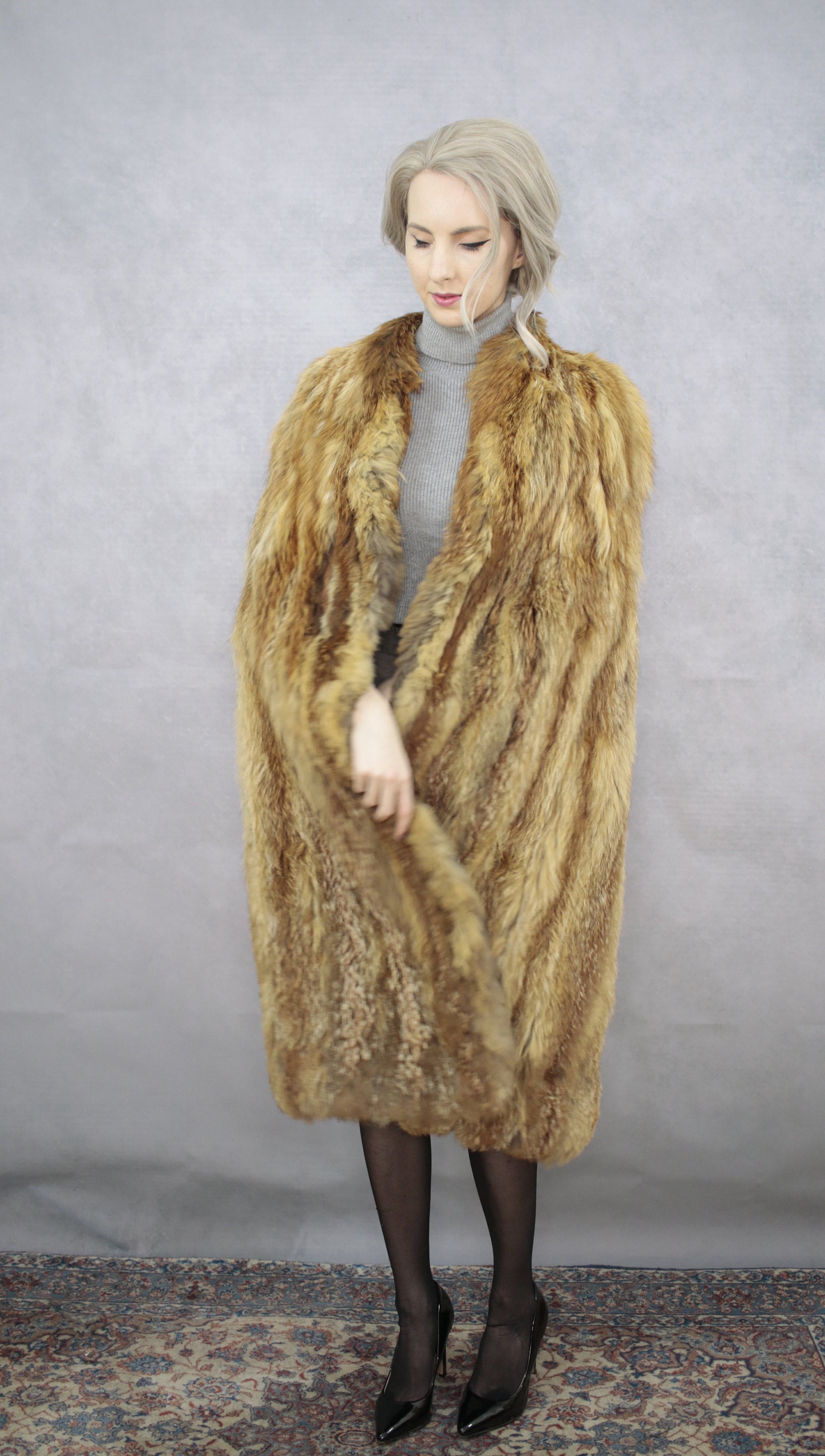 Size S 60s-70s Red Fox Fur Cape vintage Fox Fur/real Fox - Etsy UK