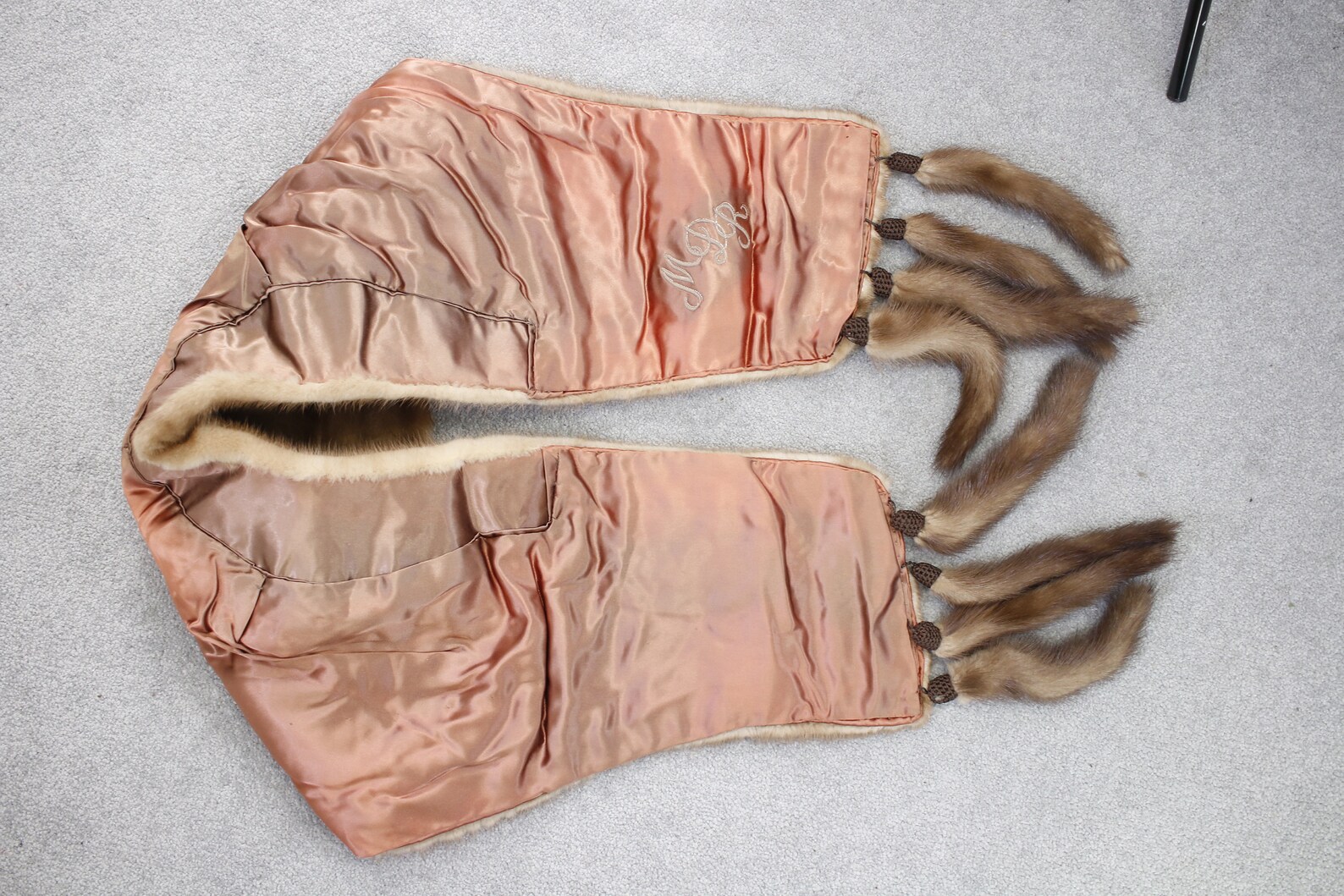 1950s-1960s mink fur stole Real mink fur/vintage mink | Etsy