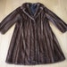Size M Vintage Dark Brown Mink Fur Coat vintage Mink Fur/real Mink Fur ...