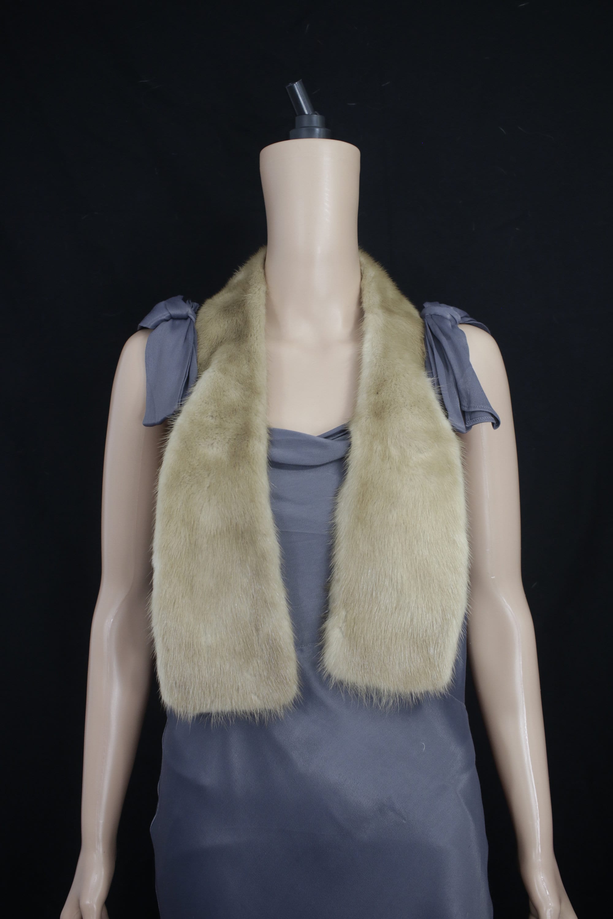 1950s-1960s Blonde Mink Fur Collar {vintage Mink Fur/real Mink Fur/mink ...
