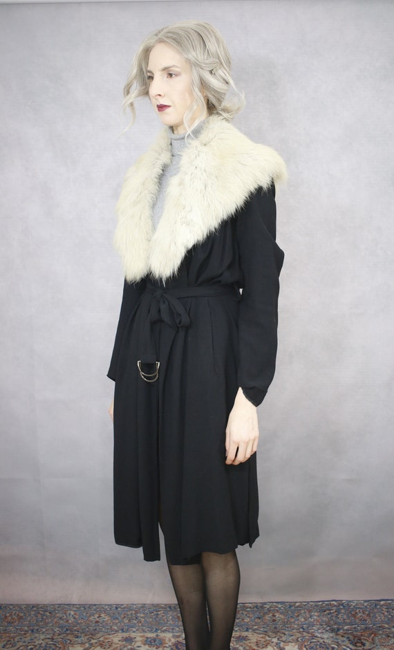 Vintage arctic fox fur collar {Vintage fox fur/real f… - Gem