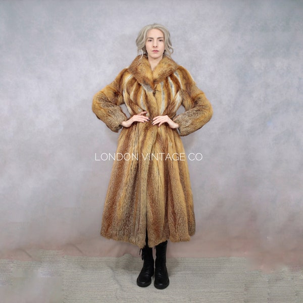 Red Fox Fur Coat - Etsy