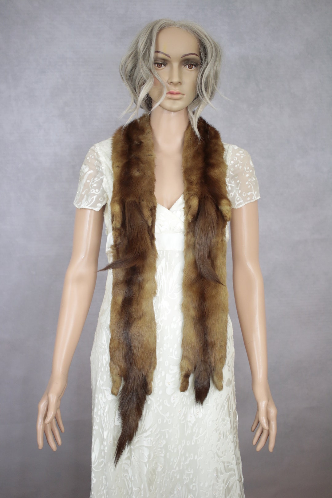 1920s-1940s Sable/marten Fur Stole {vintage Fur/real Fur/fur Boa/fur ...