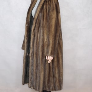Size M | Vintage Dark Brown Mink Fur Coat {vintage Mink Fur/real Mink ...