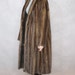 Size M Vintage Dark Brown Mink Fur Coat vintage Mink Fur/real Mink Fur ...