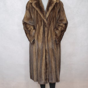 Size M | Vintage Dark Brown Mink Fur Coat {vintage Mink Fur/real Mink ...