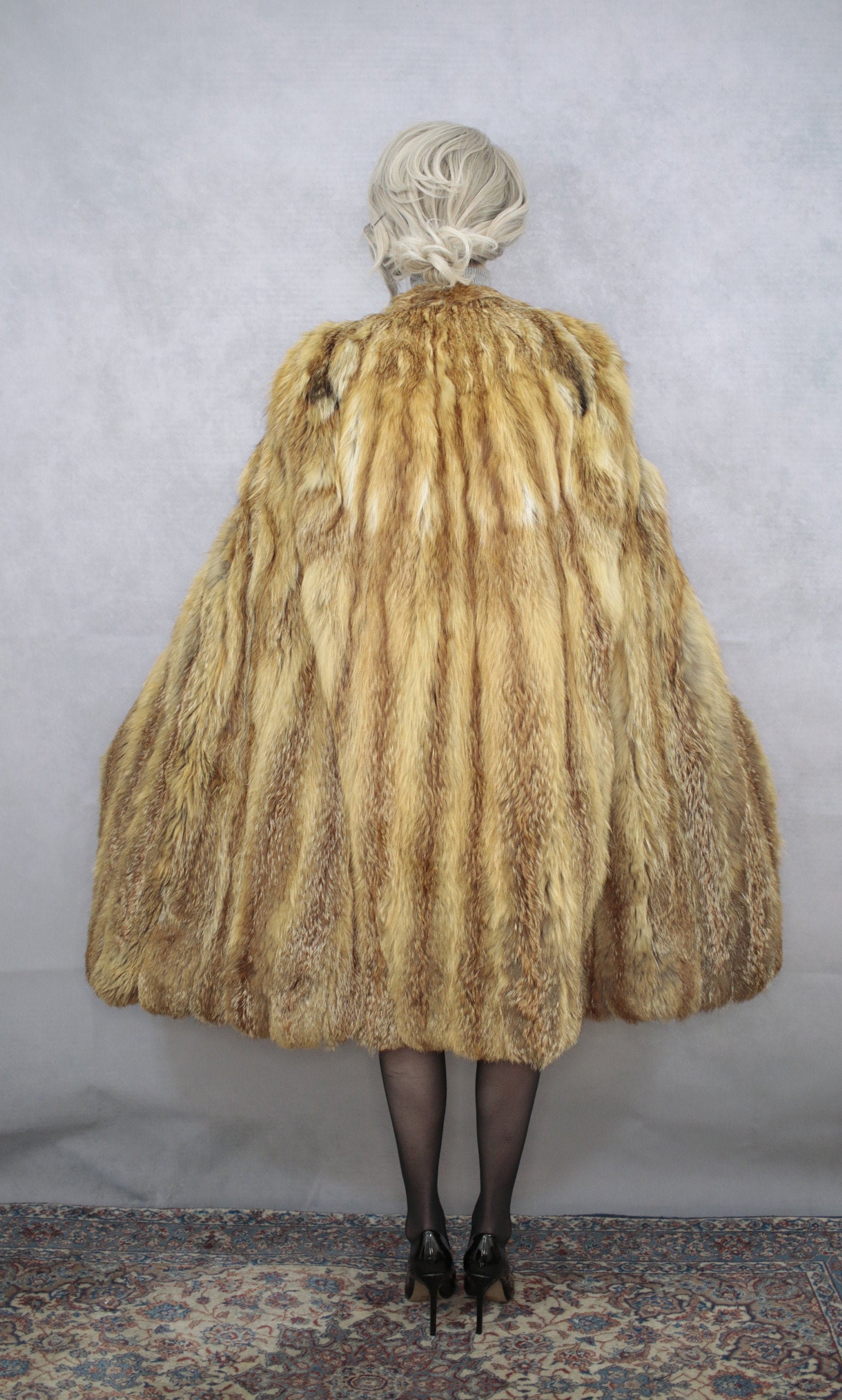 Size S 60s-70s Red Fox Fur Cape vintage Fox Fur/real Fox - Etsy UK