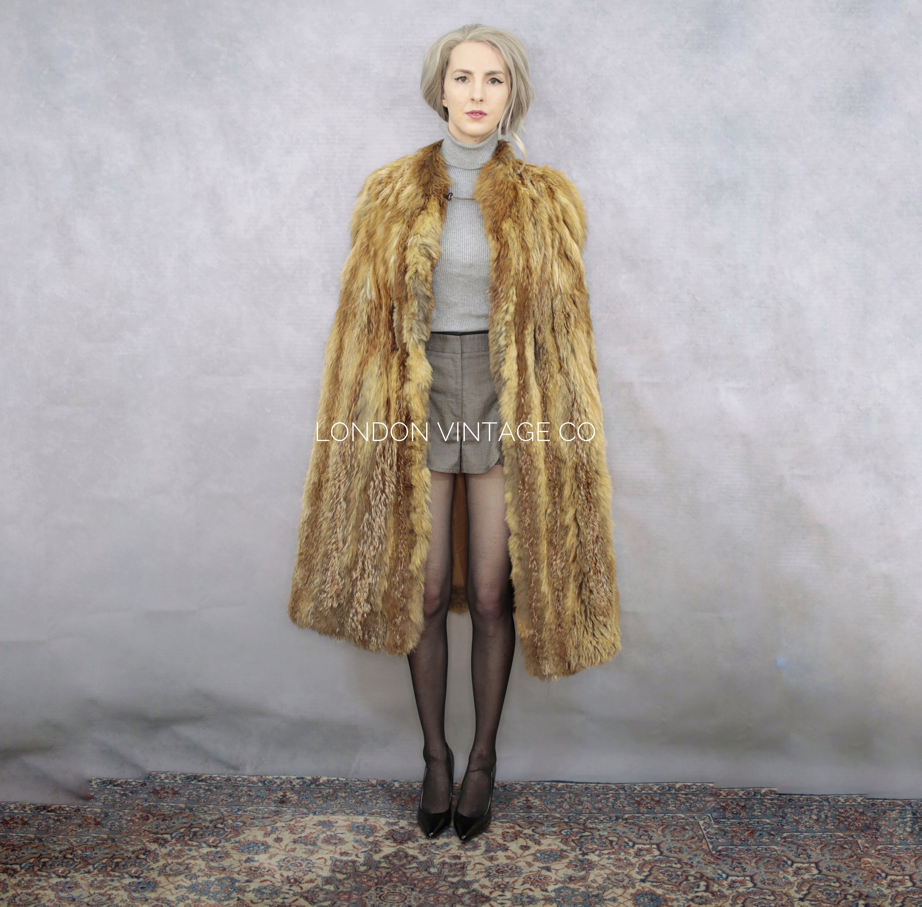 Size S 60s-70s Red Fox Fur Cape vintage Fox Fur/real Fox - Etsy UK