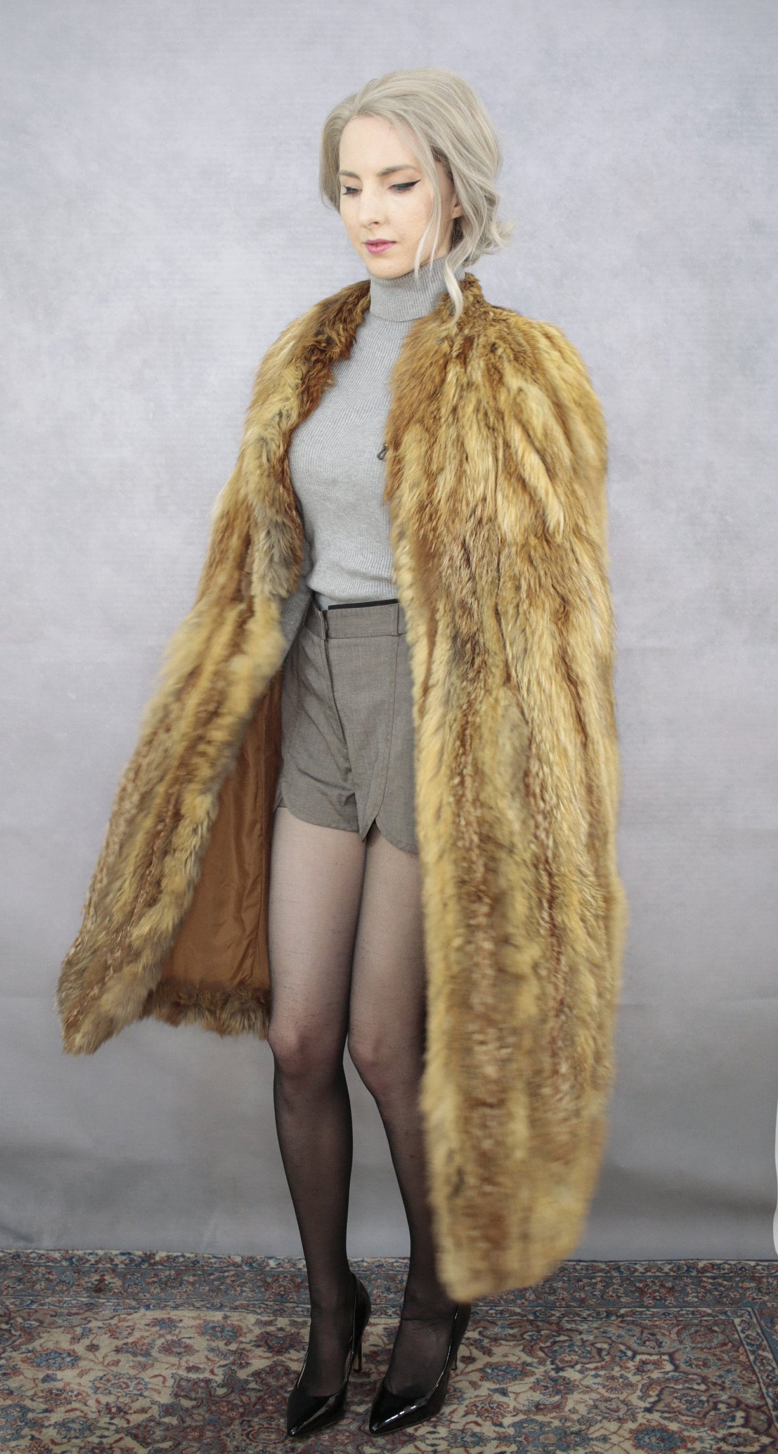 Size S 60s-70s Red Fox Fur Cape vintage Fox Fur/real Fox - Etsy UK