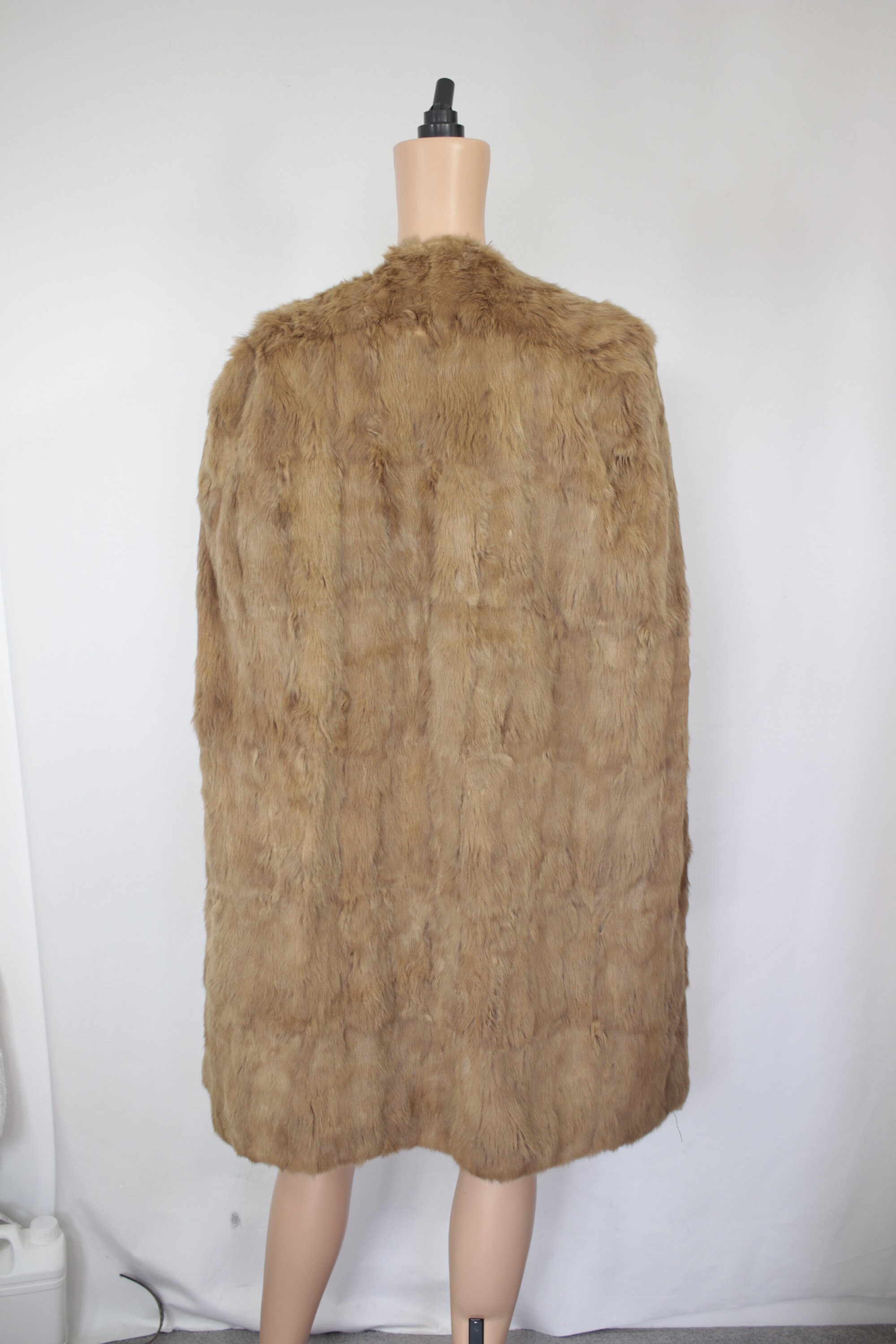 1930s-1940s-1950 honey/brown rabbit fur cape vintage | Etsy