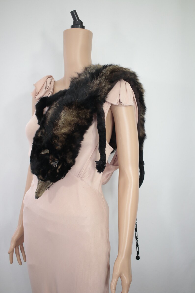 1920s-1930s Fox Fur Stole With Taxidermy vintage Fox Fur/real | Etsy