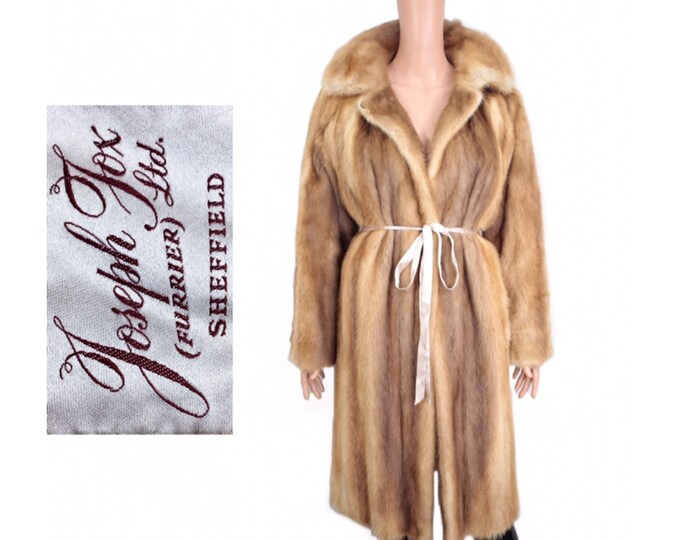 1950s-1960s Blonde Mink Fur Coat vintage Mink Fur/real Mink Fur/mink ...