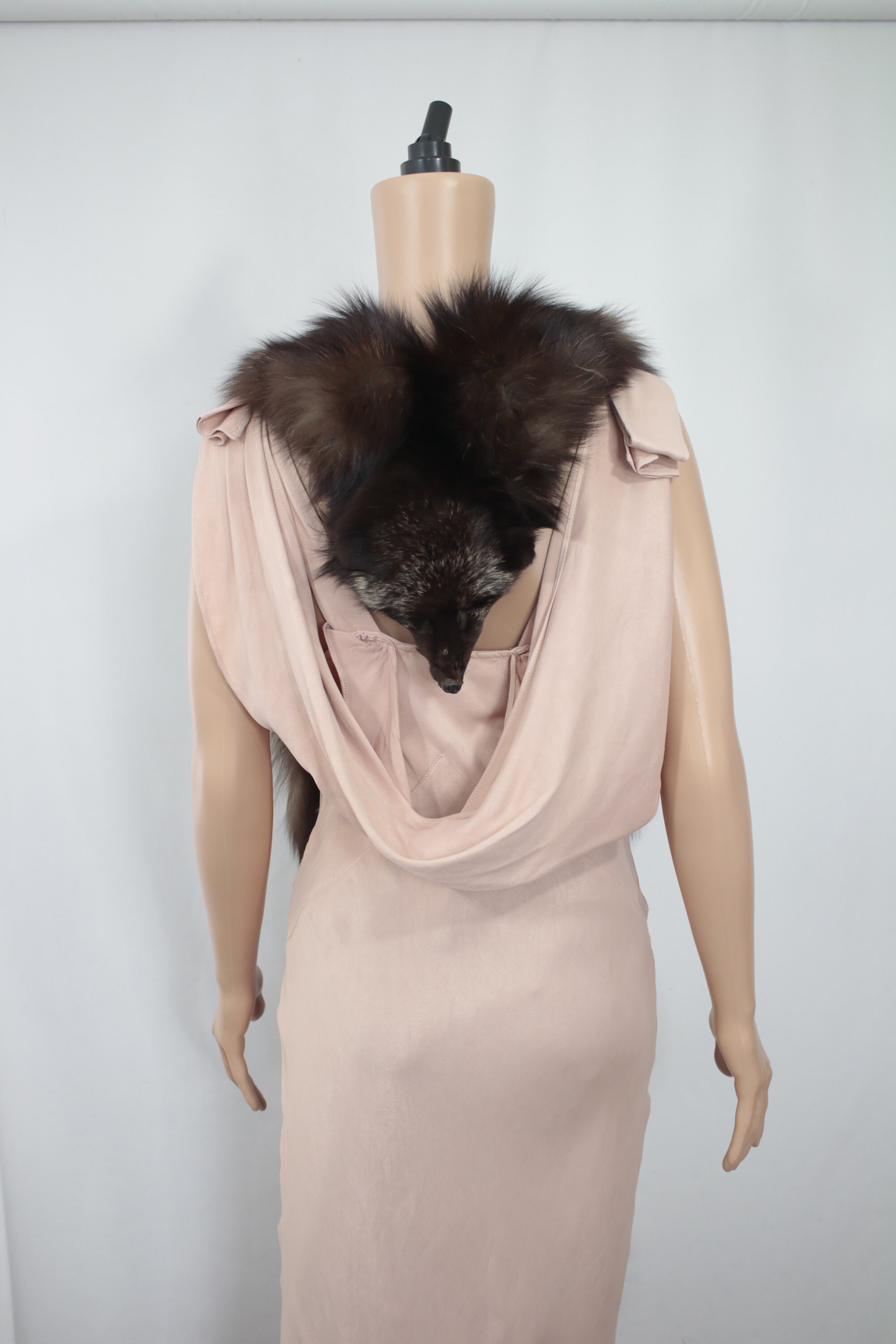 1930s-1940s silver fox taxidermy stole Vintage fox fur/real | Etsy