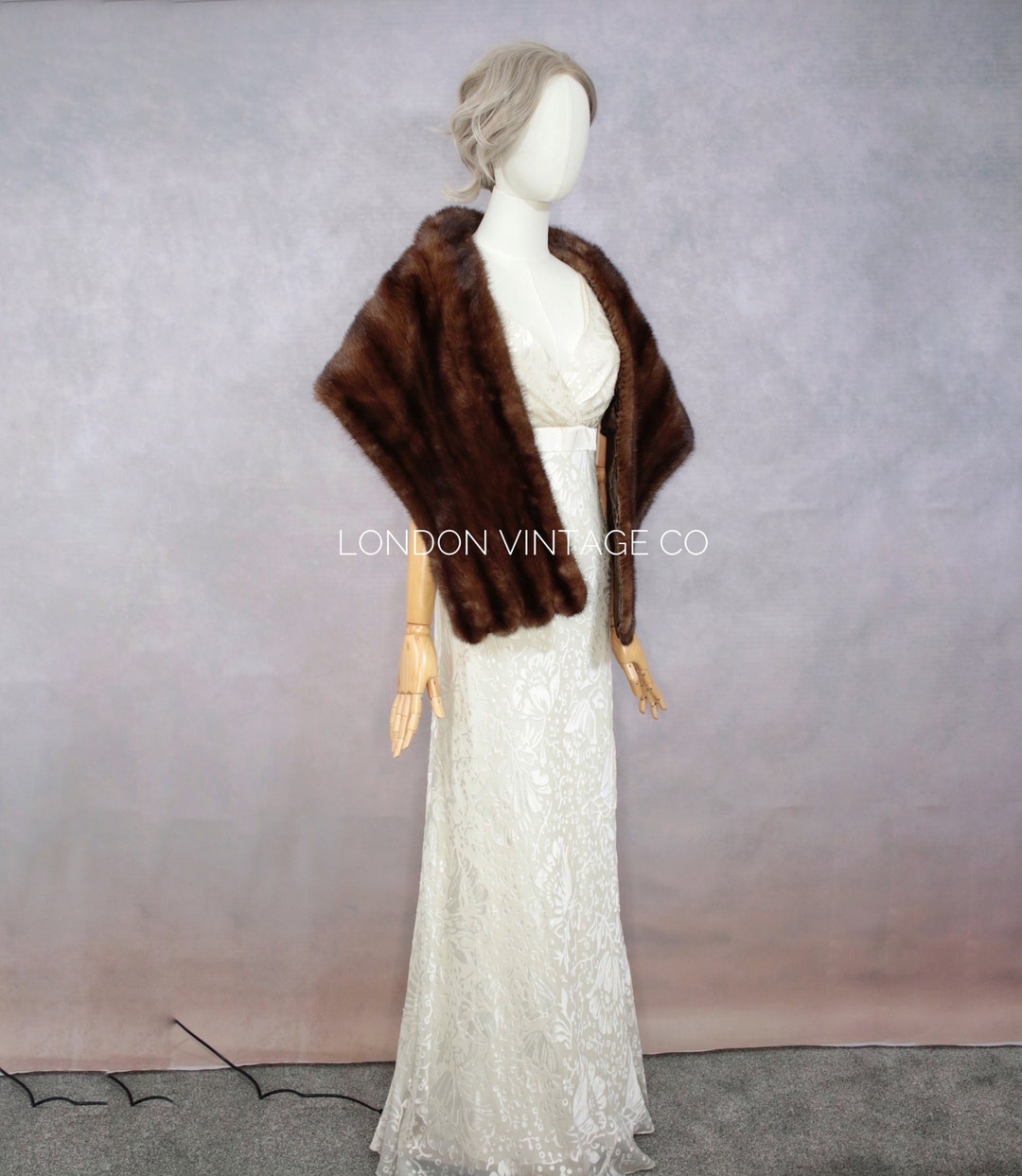 S-M | 50s-60s Mink Fur Stole {real Mink Fur/vintage Mink Fur/mink Fur ...