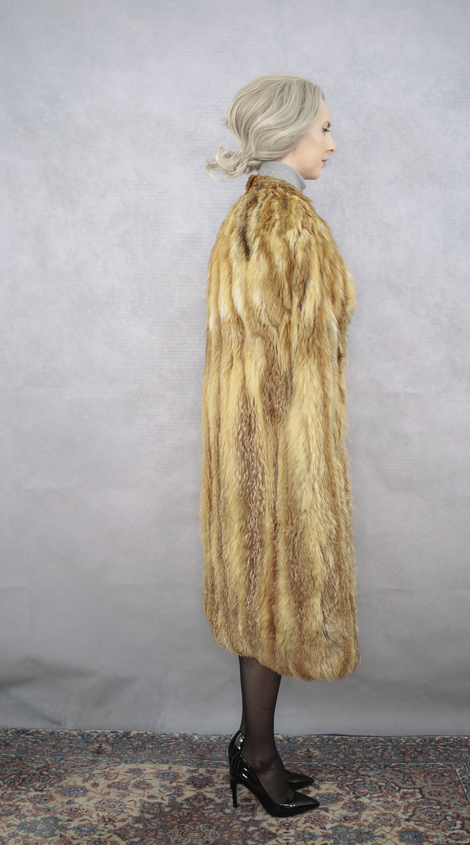 Size S 60s-70s Red Fox Fur Cape vintage Fox Fur/real Fox - Etsy UK