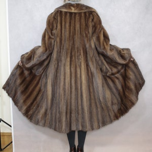 Size M | Vintage Dark Brown Mink Fur Coat {vintage Mink Fur/real Mink ...