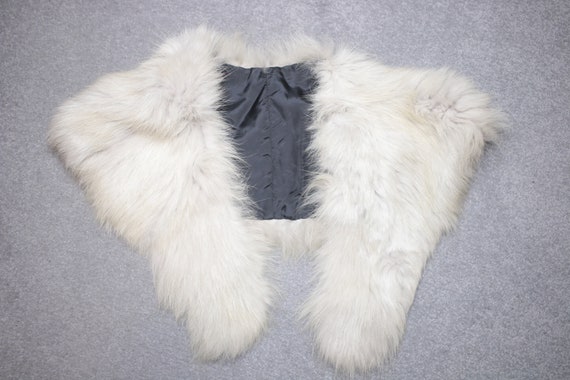 Vintage arctic fox fur collar {Vintage fox fur/real f… - Gem