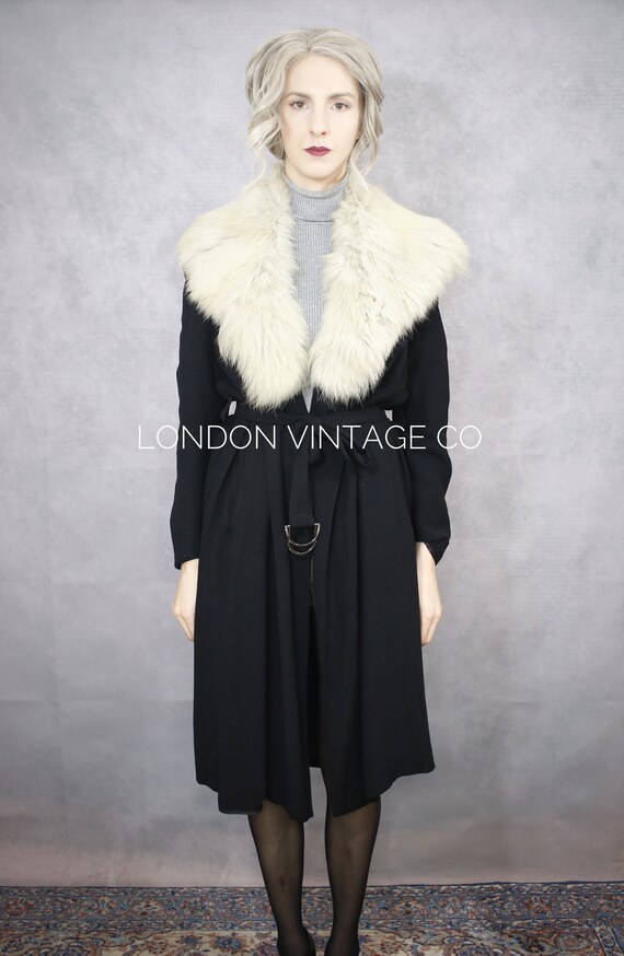 Vintage arctic fox fur collar {Vintage fox fur/real f… - Gem