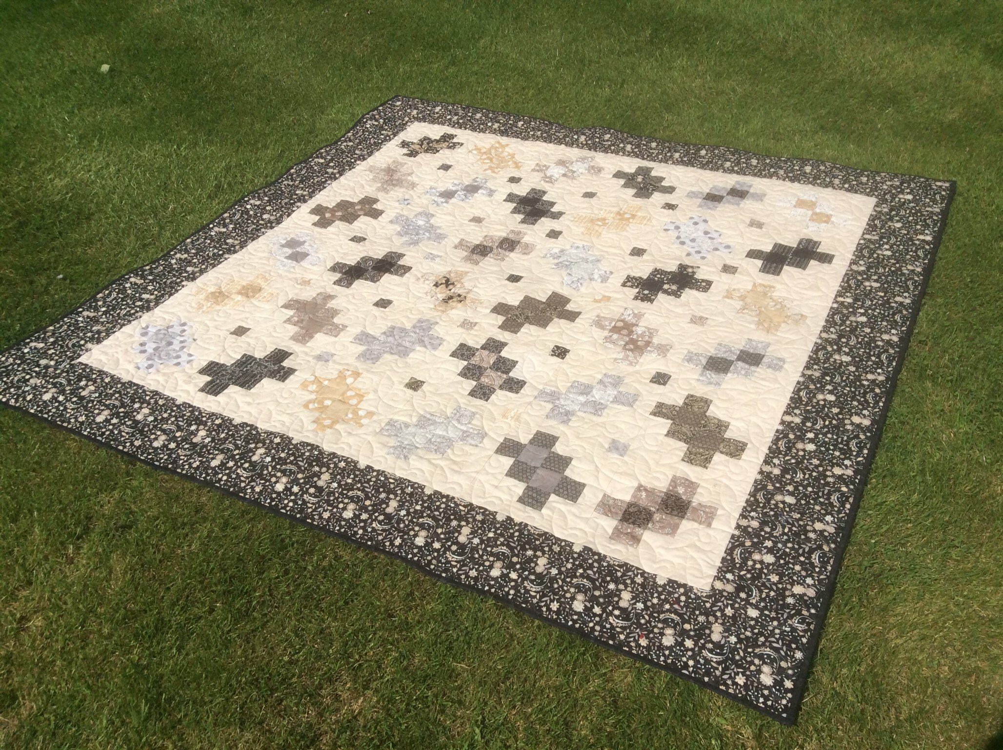 Modern Patchwork Quilt.large Handmade Quilt.quilts for | Etsy