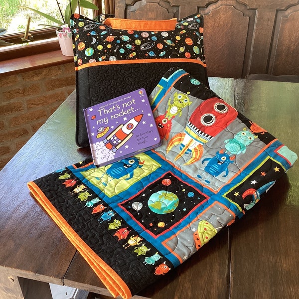 Spaceship Quilt - Etsy