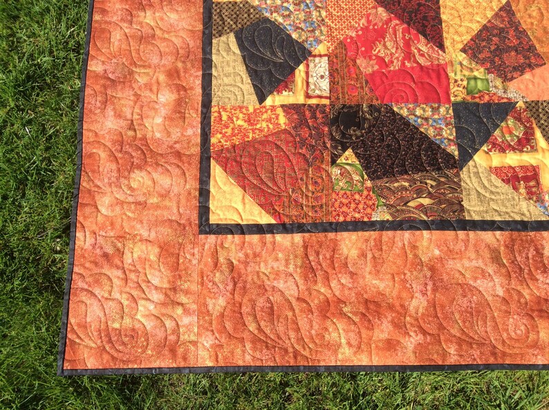 Modern Crazy Patchwork Quilt.stack N Whack - Etsy