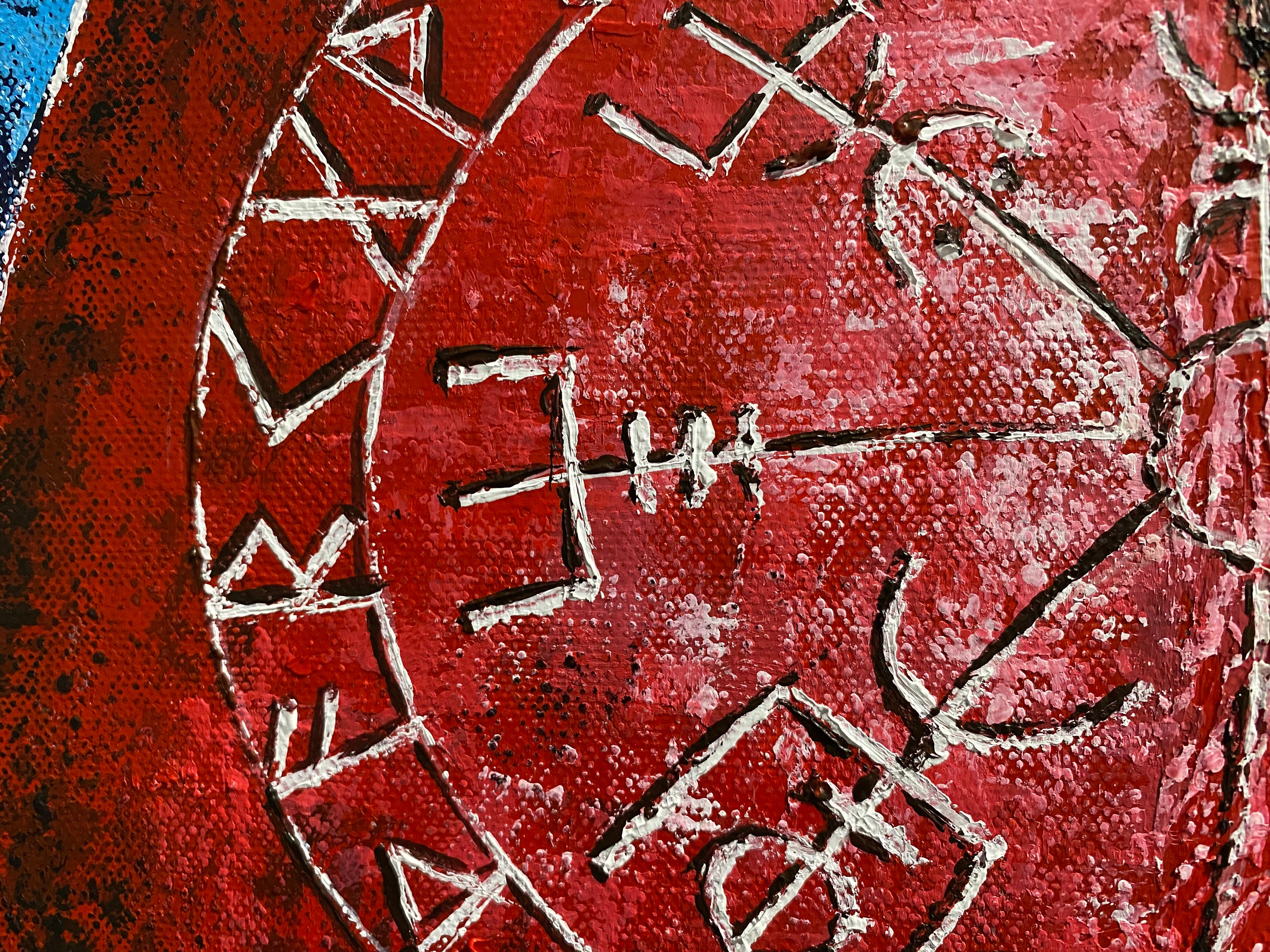 Vegvisir and Drakkar Original Oil Painting Viking Compass Art Helm of ...