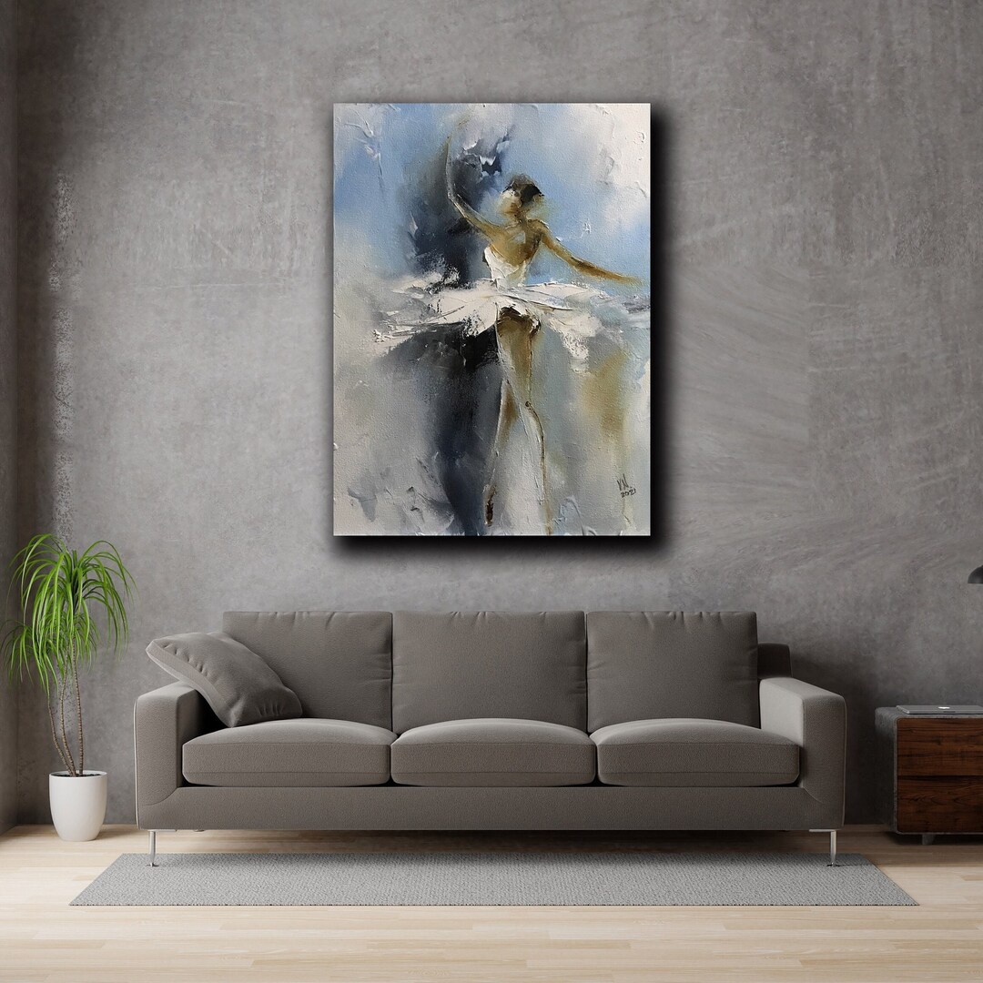 Dancing Ballerina Abstract Painting Ballet Oil Art Classic - Etsy