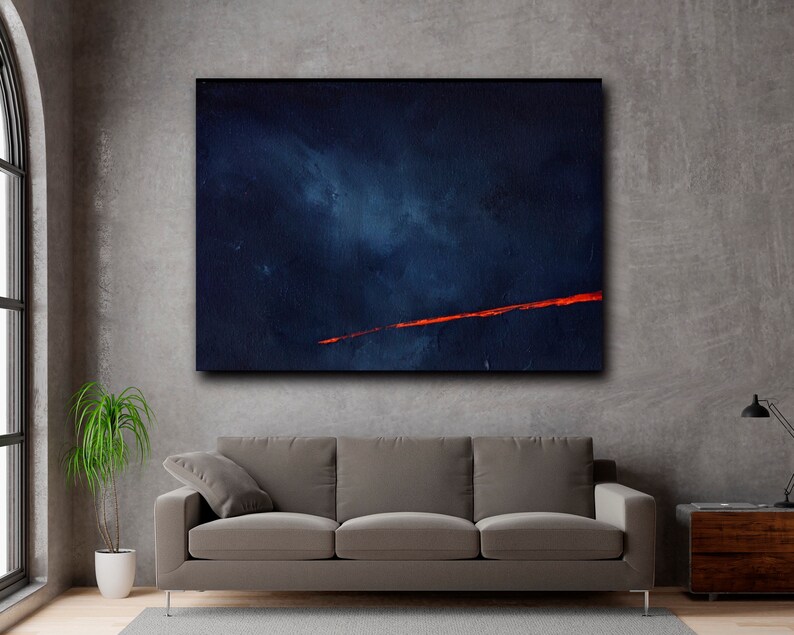 Abstract Painting for Home Comfort Relaxing Artwork for Modern - Etsy
