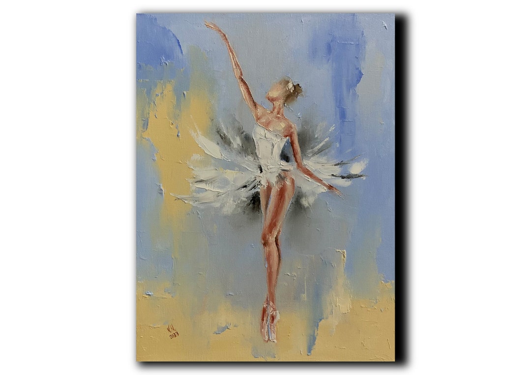 Abstract Ballerina Original Oil Painting Gift for Ballet - Etsy