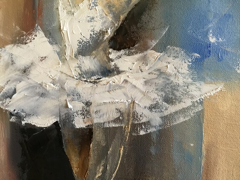 Dancing Ballerina Abstract Painting Classic Ballet Artwork | Etsy