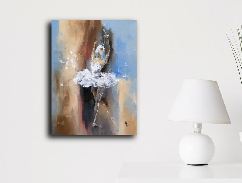 Dancing Ballerina Abstract Painting Classic Ballet Artwork | Etsy