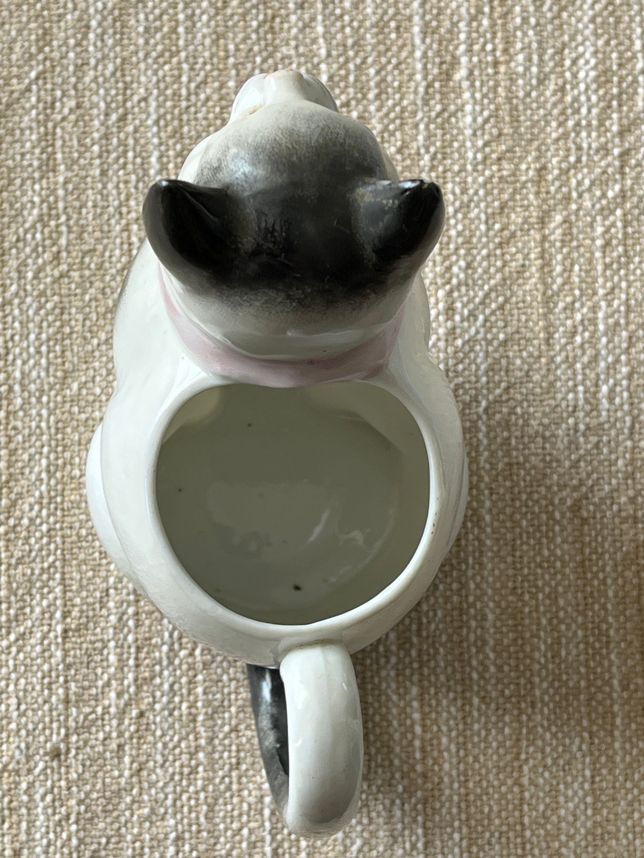 Antique Schafer & Vater Porcelain Figural Kitty Cat Creamer Pitcher ...