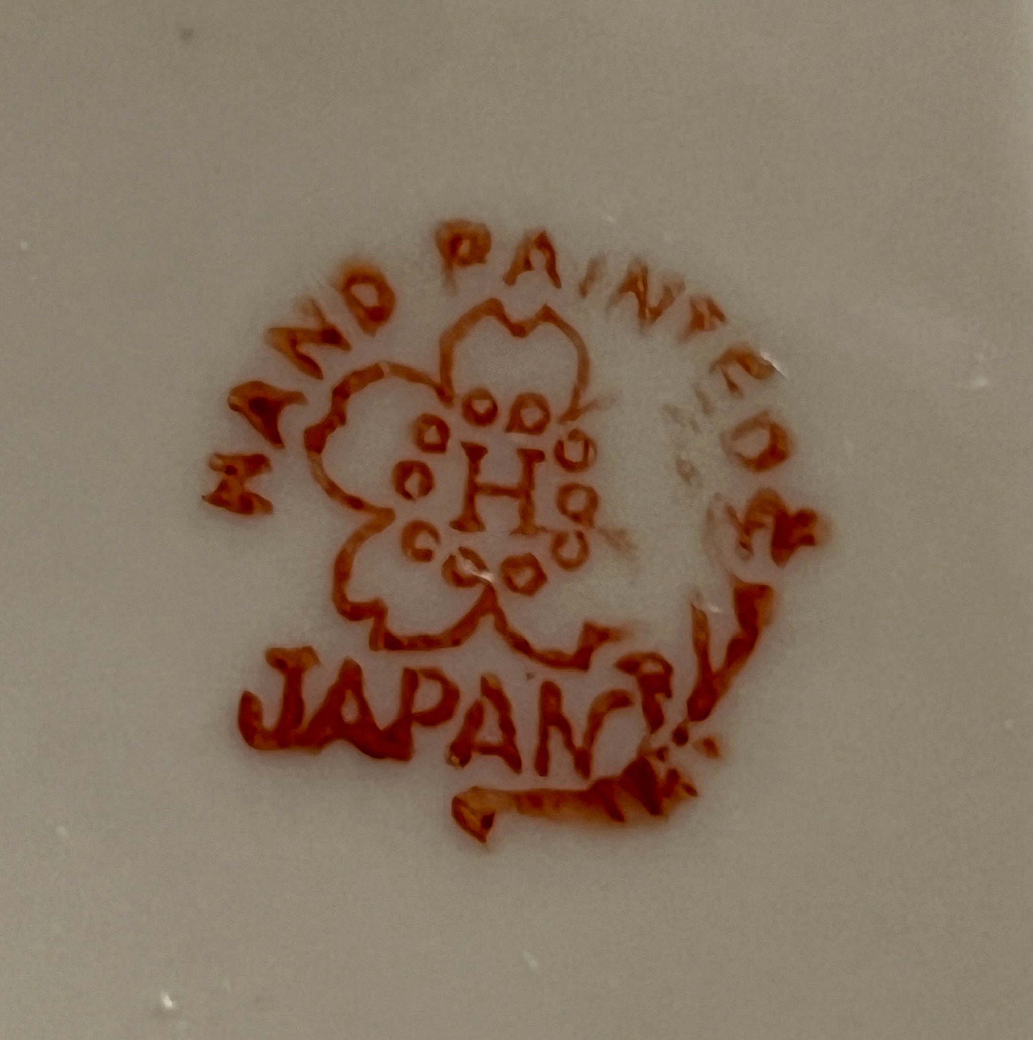 Vintage Hotta Yu Shoten Blue Flower Art Deco Lustreware Wall Pocket ...