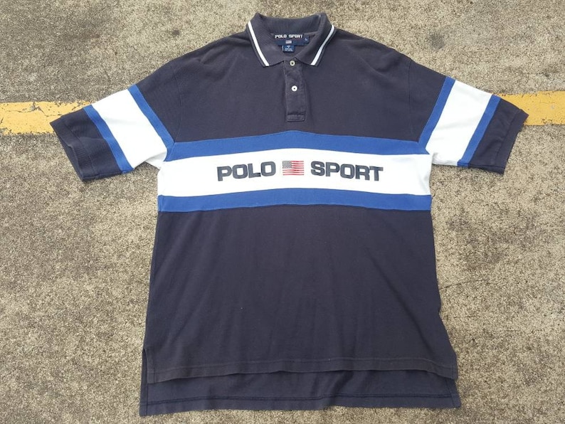 VTG POLO Sport Rugby Button up Shirt Long Sleeve - Etsy Israel