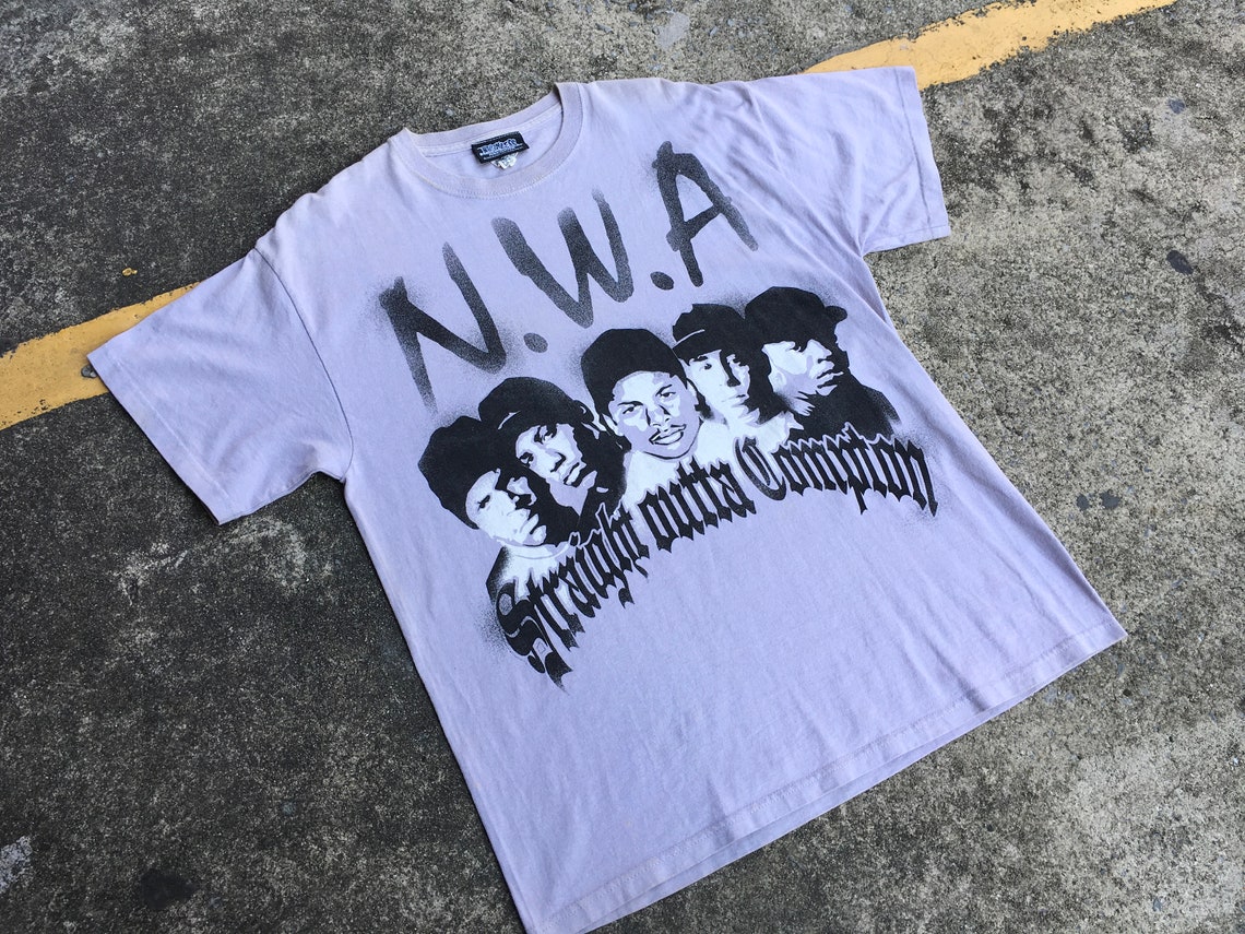 VTG N.W.A. Dr. Dre Ice Cube Eazy-e Ruthless Records Big Logo T-shirt - Etsy
