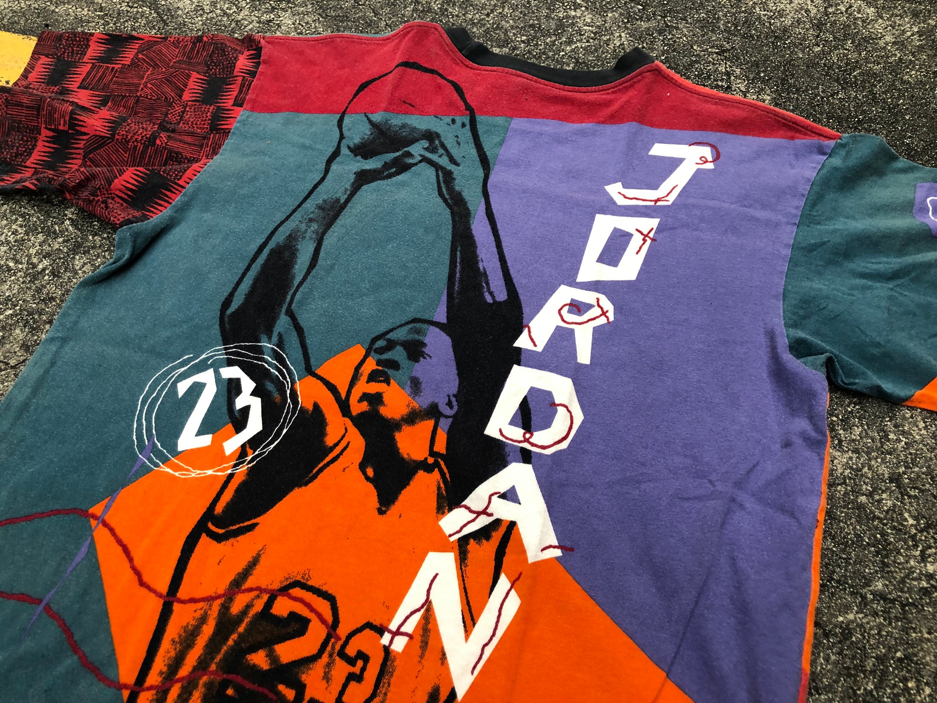 VTG NIKE Michael Jordan Abstract Multicolor Set - Etsy