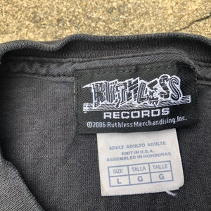 VTG Eazy-e Ruthless Records Big Logo T-shirt Hip Hop Rap Raptees NWA ...