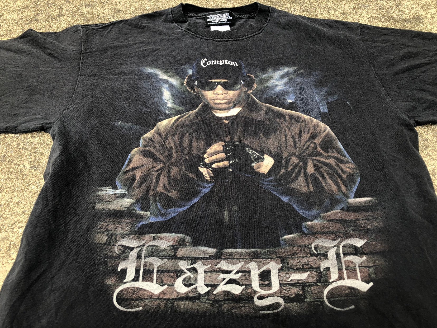 VTG Eazy-e Ruthless Records Big Logo T-shirt Hip Hop Rap Raptees NWA ...