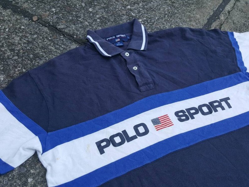 VTG POLO Sport Rugby Button up Shirt Long Sleeve - Etsy Israel