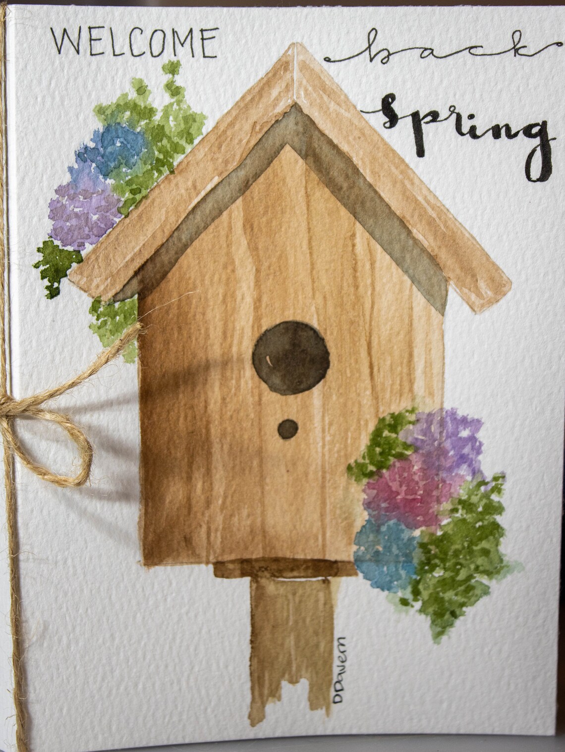 Bird House - Welcome Back Spring - Etsy