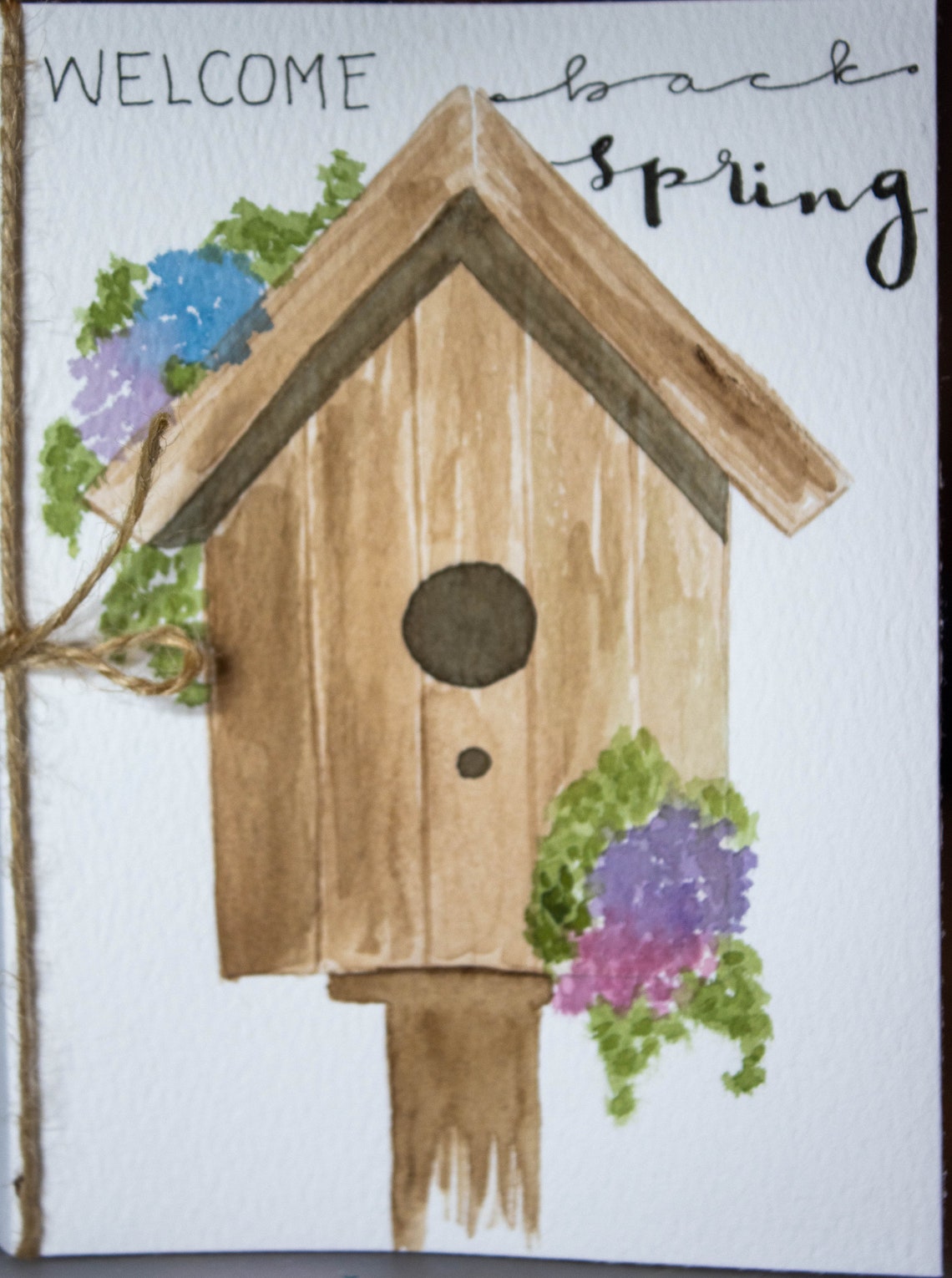 Bird House - Welcome Back Spring - Etsy