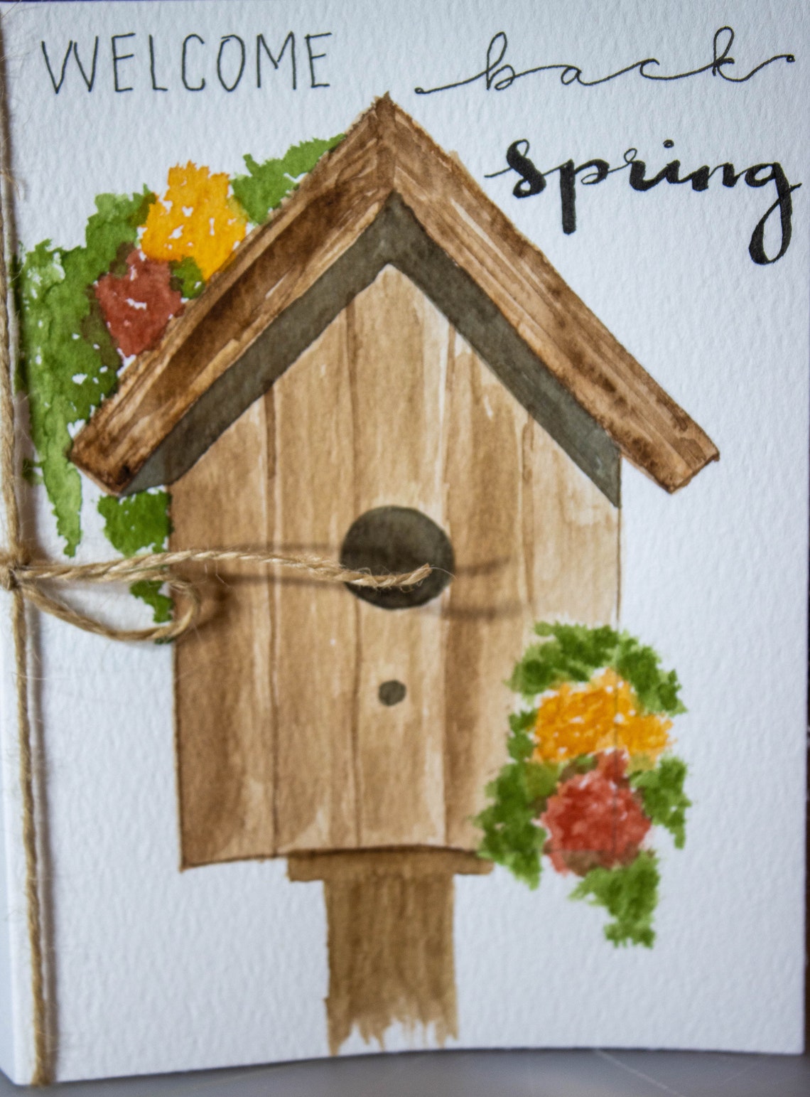 Bird House - Welcome Back Spring - Etsy
