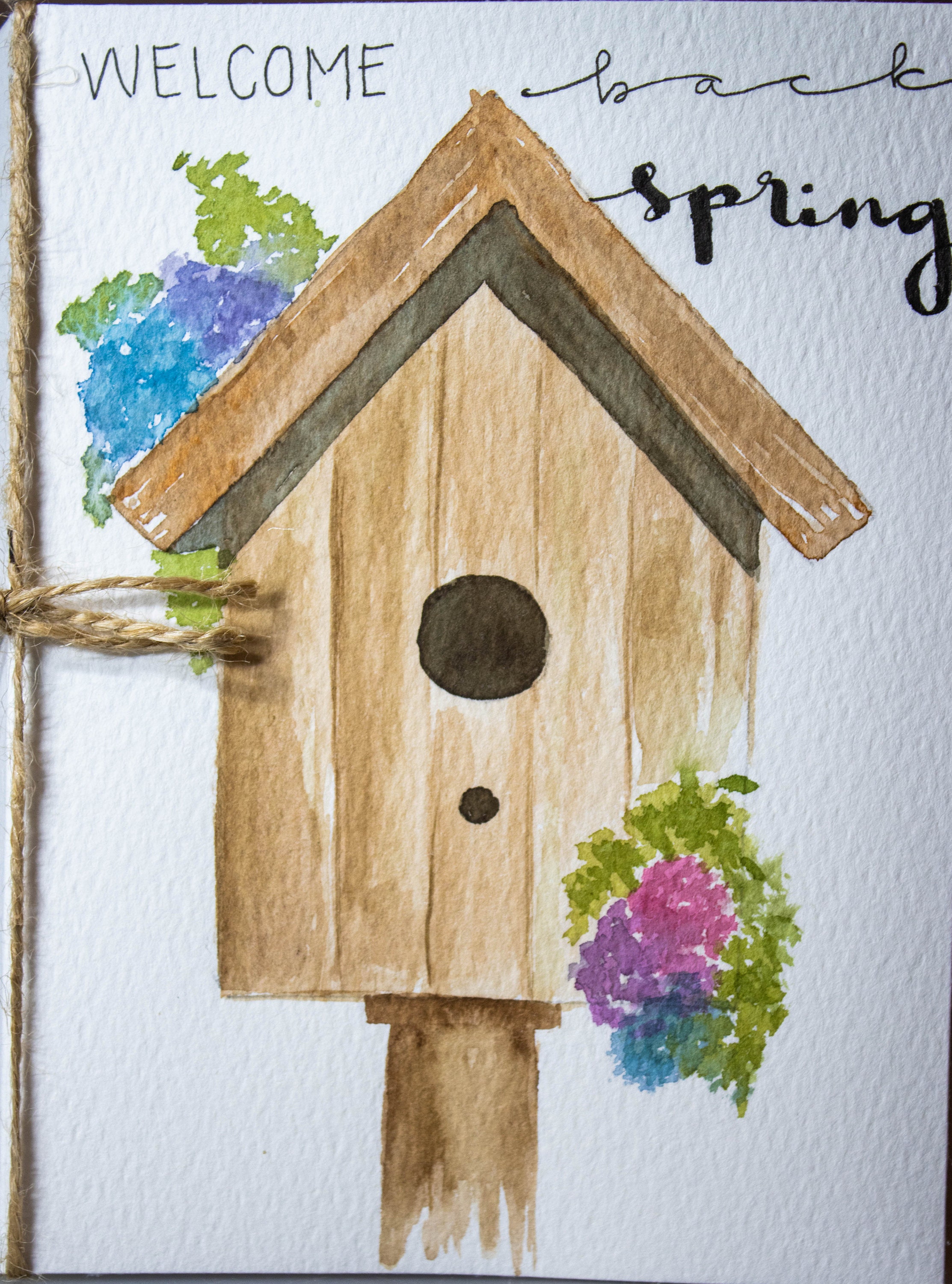 Bird House - Welcome Back Spring - Etsy